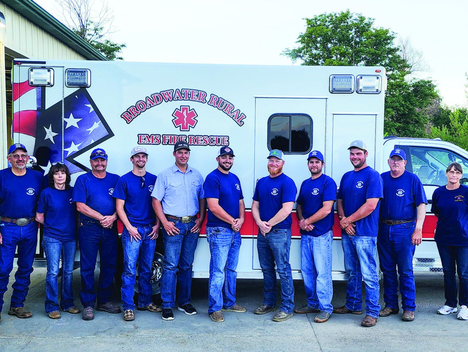 Broadwater Volunteer Fire Department’s new ambulance has arrived
